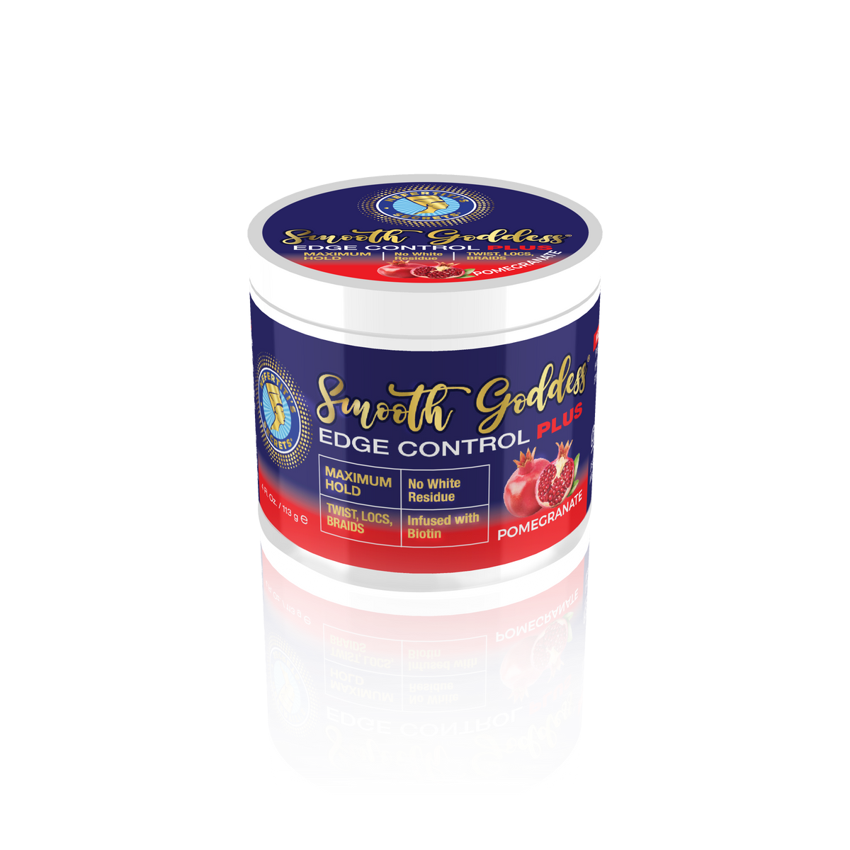 Smooth Goddess Edge Control Plus Pomegranate 4oz - Nefertiti’s Secrets