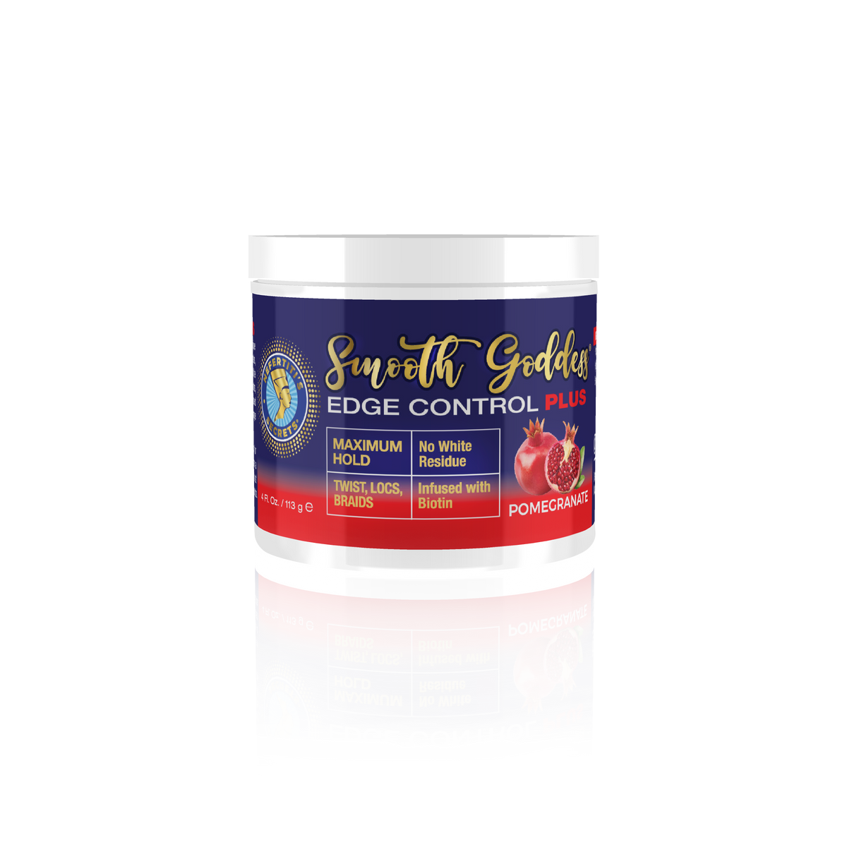 Smooth Goddess Edge Control Plus Pomegranate 4oz - Nefertiti’s Secrets